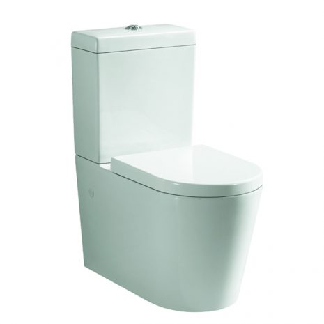 Cube Curved Toilet Suite - Toilets Perth
