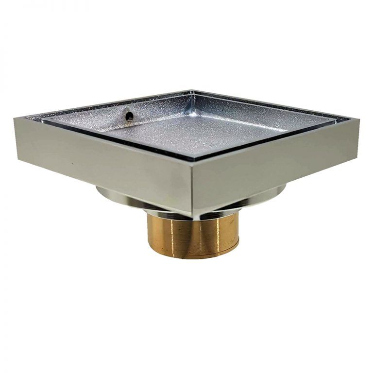 100mm Square Tile Insert Floor Waste (Non Return) - Bathroom Wastes Perth